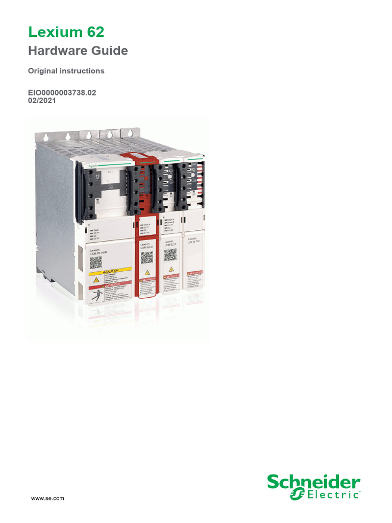 Lexium LXM 62 P Manual | PDF | Electrical Connector | Direct Current