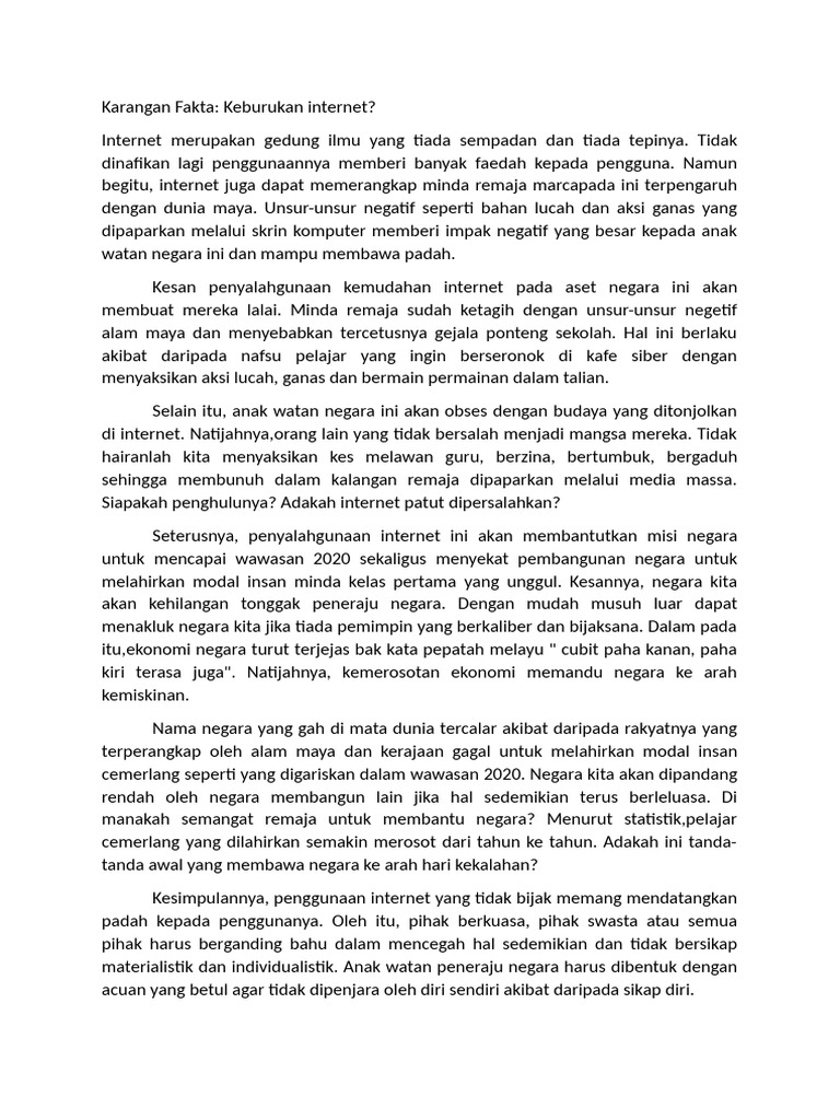 Keburukan Internet | PDF
