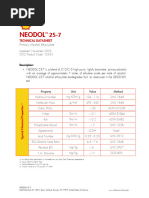 Shell Chemicals NEODOL Brochure | PDF | Carbon Dioxide | Surfactant