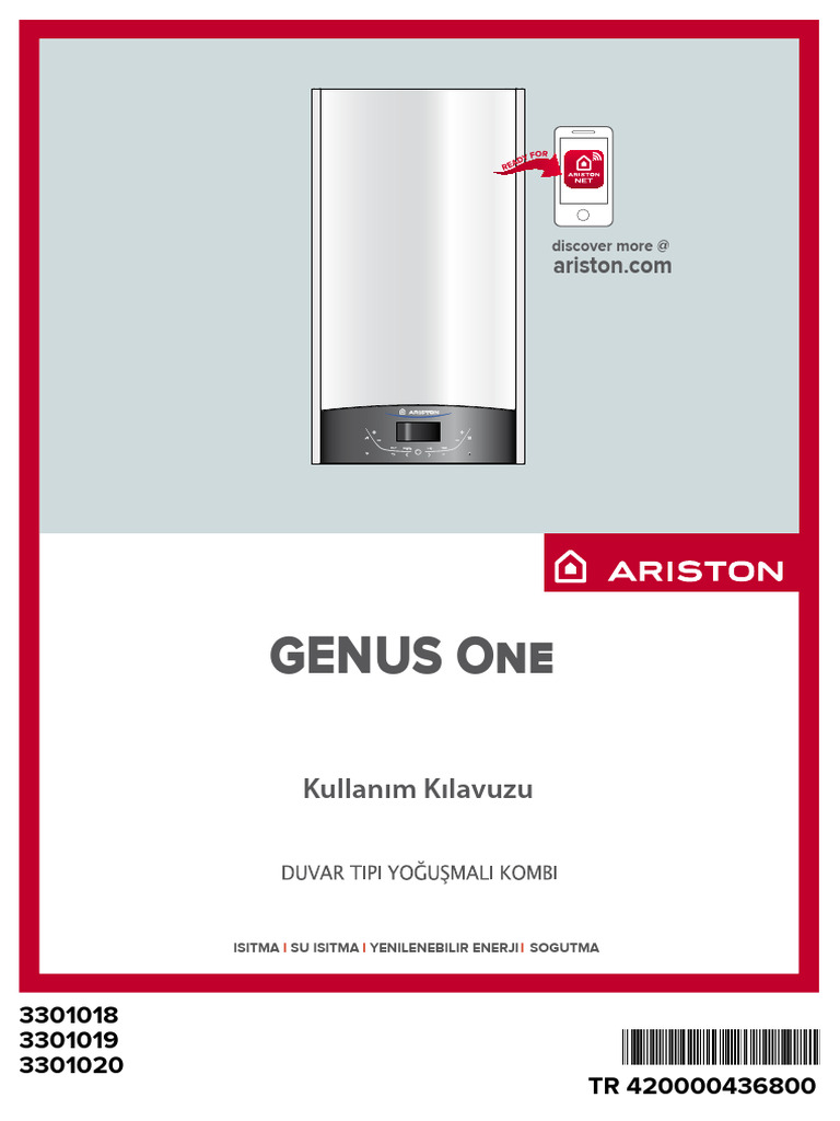 Ariston Genus One 24 Central Heating Boiler | PDF
