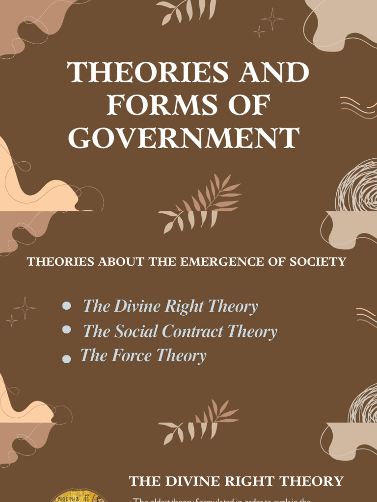 Theories and Forms of Government Explained | PDF | Government | Monarch