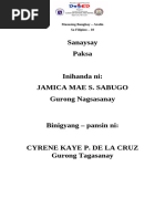 Sanaysay Lesson Plan | PDF