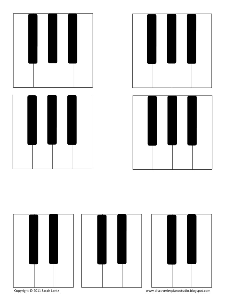 Keyboard Note Card 01 | PDF