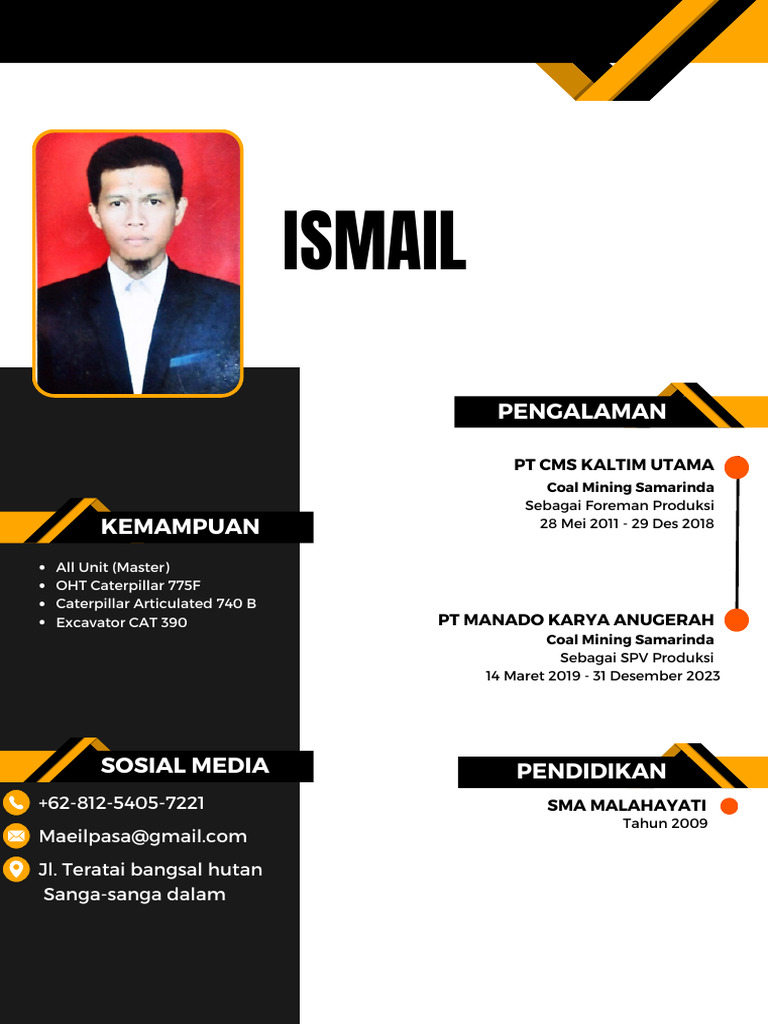 CV Ismail 2025 | PDF