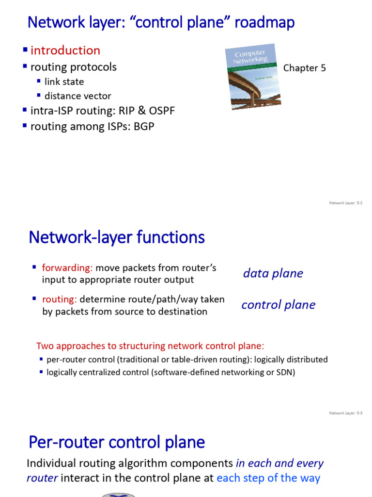 CS3201 Ch5 | PDF | Routing | Computer Network