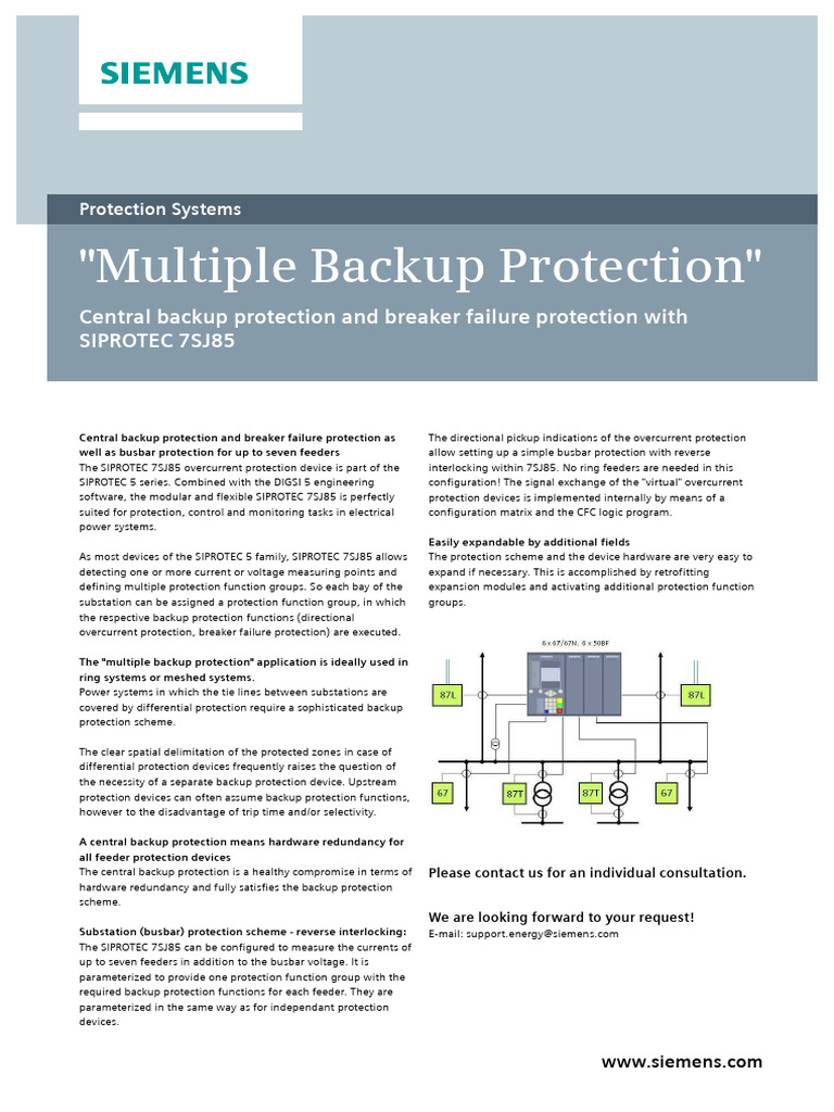 Multiple Backup Protection - Compress | PDF | Backup | Electrical ...