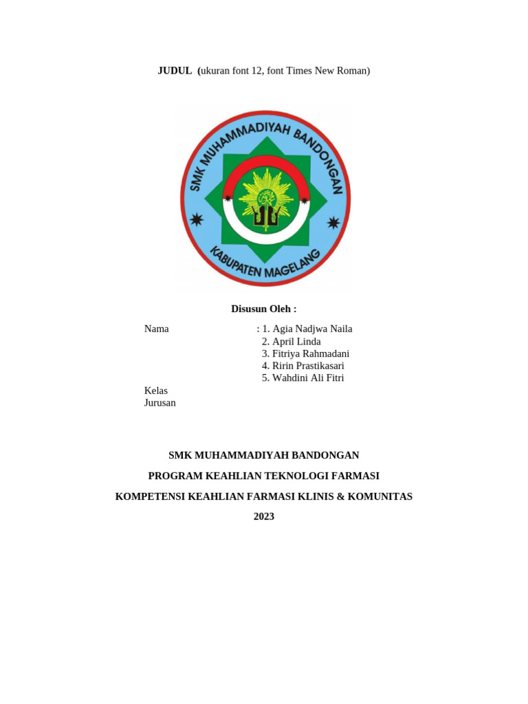 Panduan Pembuatan Proposal | PDF