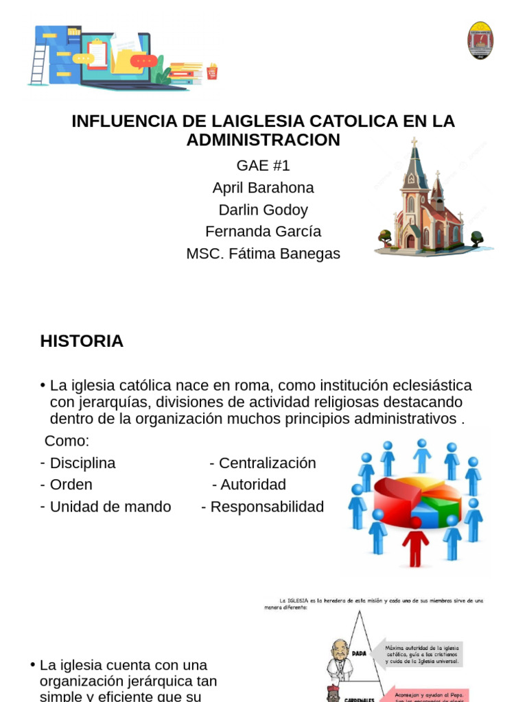Influencia de Laiglesia Catolica en La Administracion | PDF | Iglesia ...