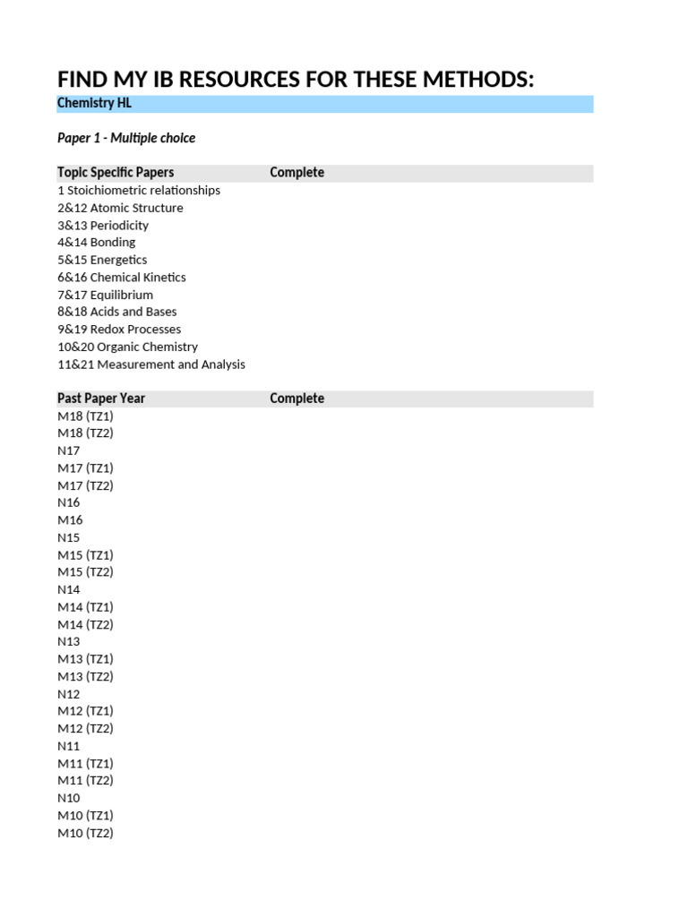 IB CHEMISTRY | PDF | Chemistry | Chemical Bond