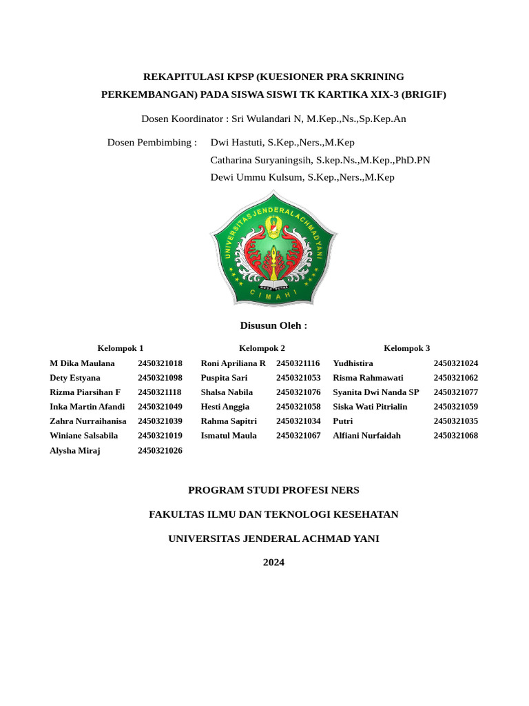 REKAPITULASI_KPSP-2 | PDF