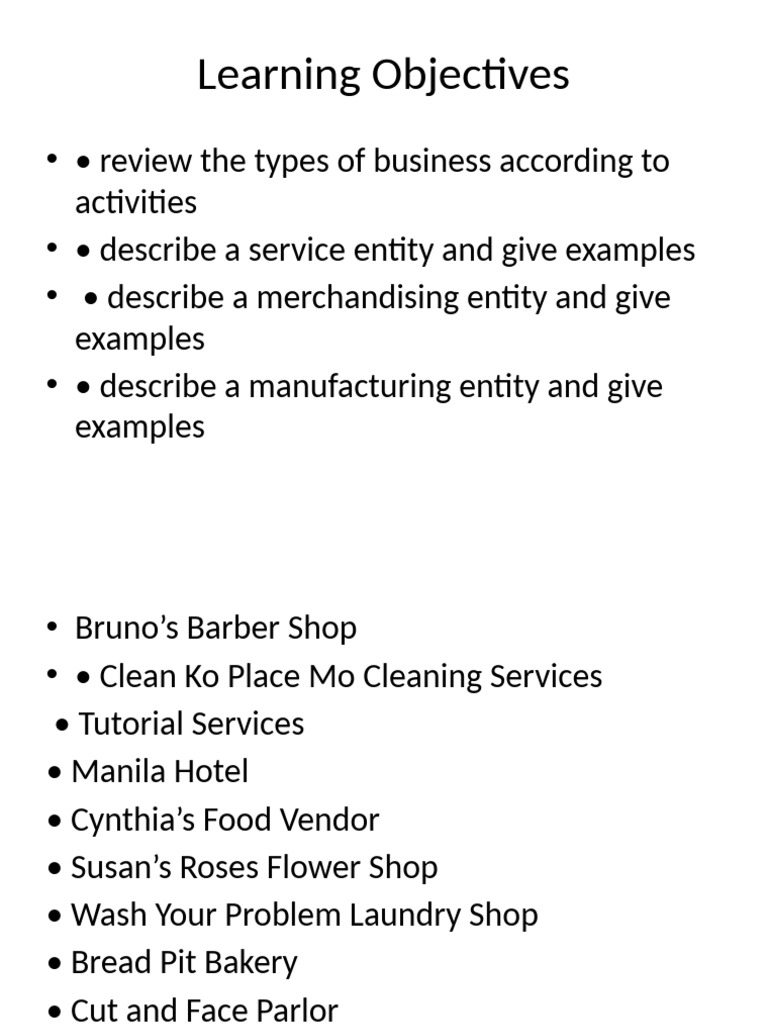 5 Types of Business | PDF