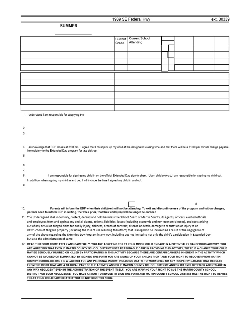 Registration Form Updated INTERACTIVE | PDF | Negligence | Legal Liability