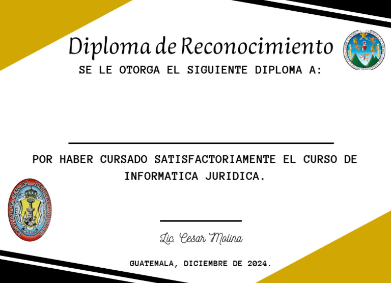 Diploma de Reconocimiento | PDF