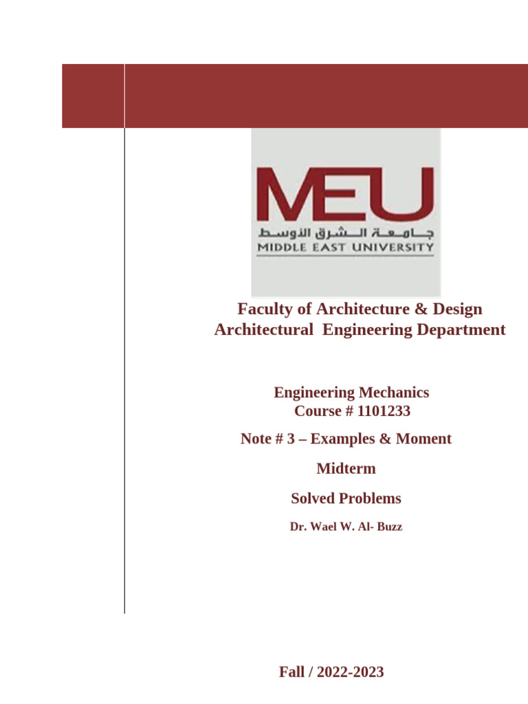 Eng. Mech. | PDF | Torque | Rotation