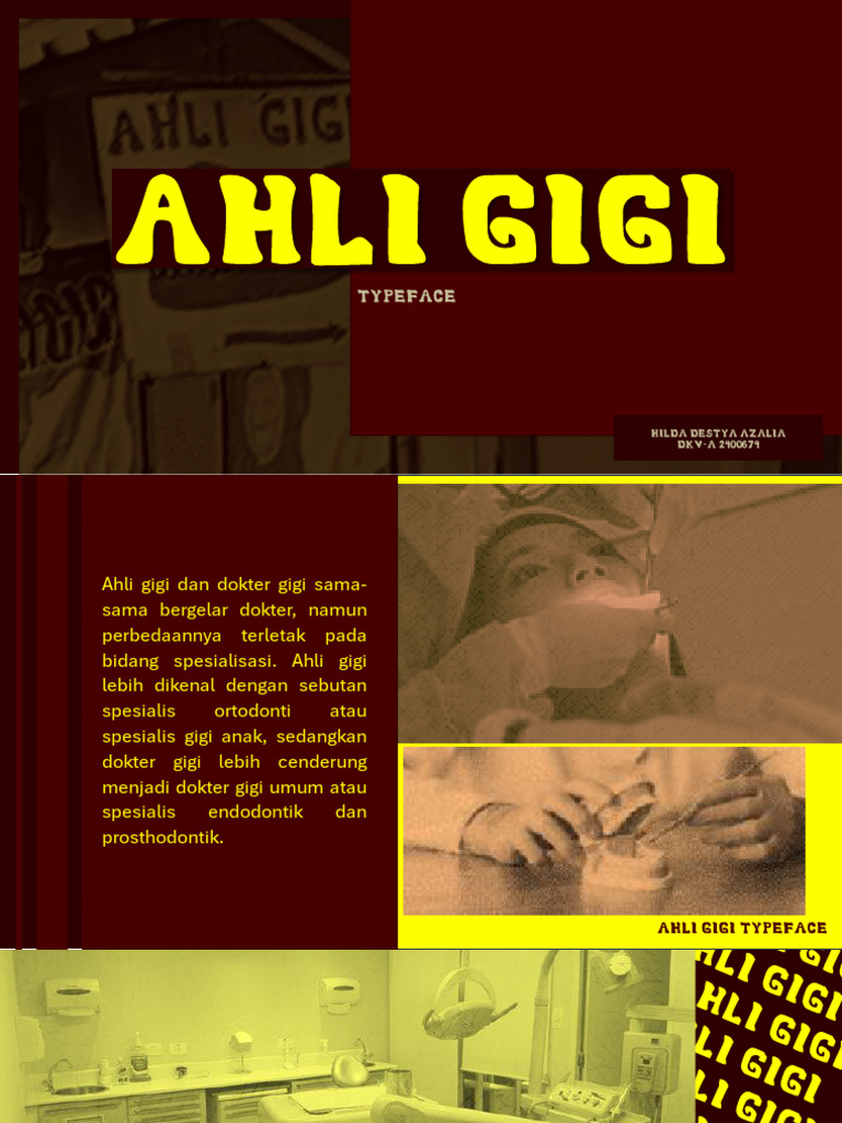 Ahli Gigi Typeface | PDF