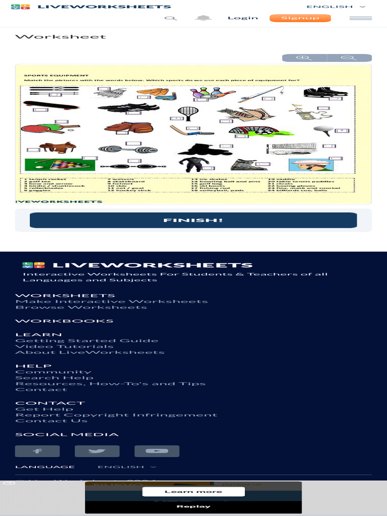 Worksheet Live Worksheets | PDF