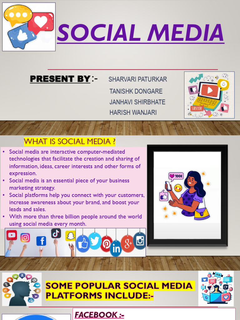 CS Presentation (Social Media) | PDF | Popular Culture & Media Studies ...