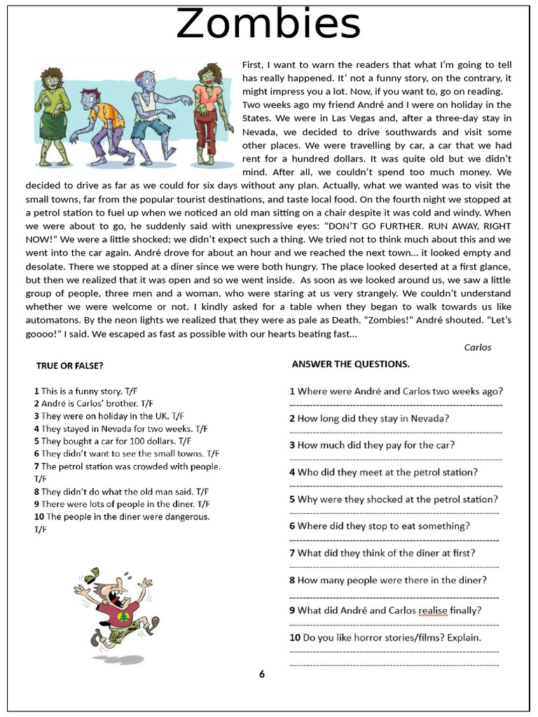 zombies-reading-comprehension_151854 | PDF