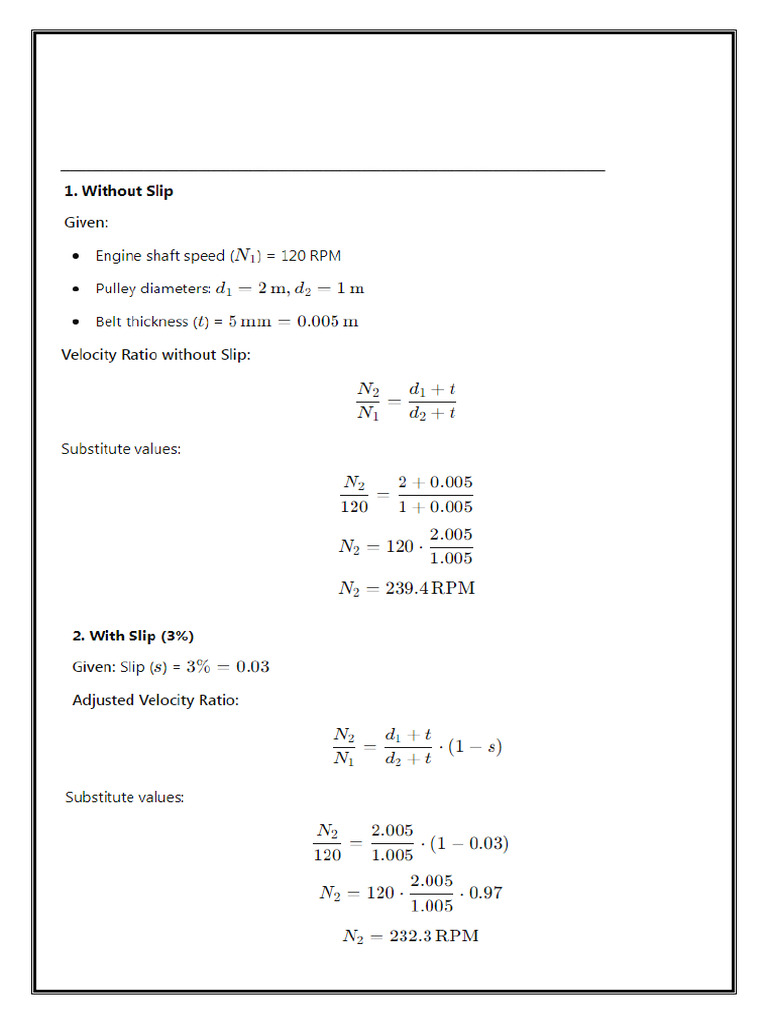 Ch11 Solution | PDF | Belt (Mechanical) | Mechanical Engineering