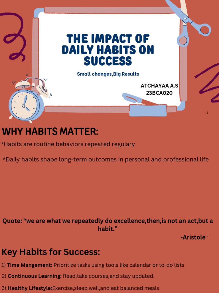 Daily Habits for Success | PDF