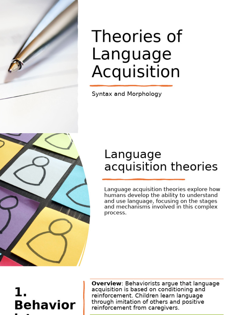 Theories of Language Acquisition | PDF | Language Acquisition | Behaviorism