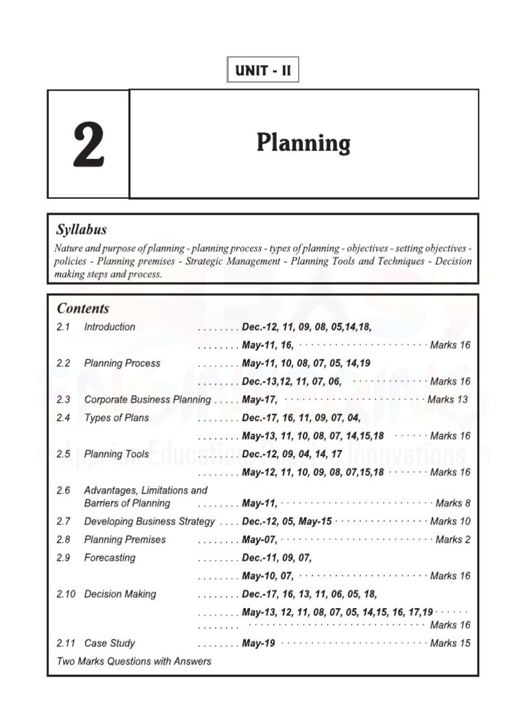 MG8591 Unit 2 | PDF | Time Series | Forecasting