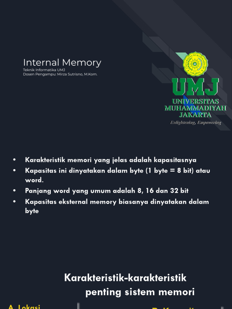 Internal Memory | PDF