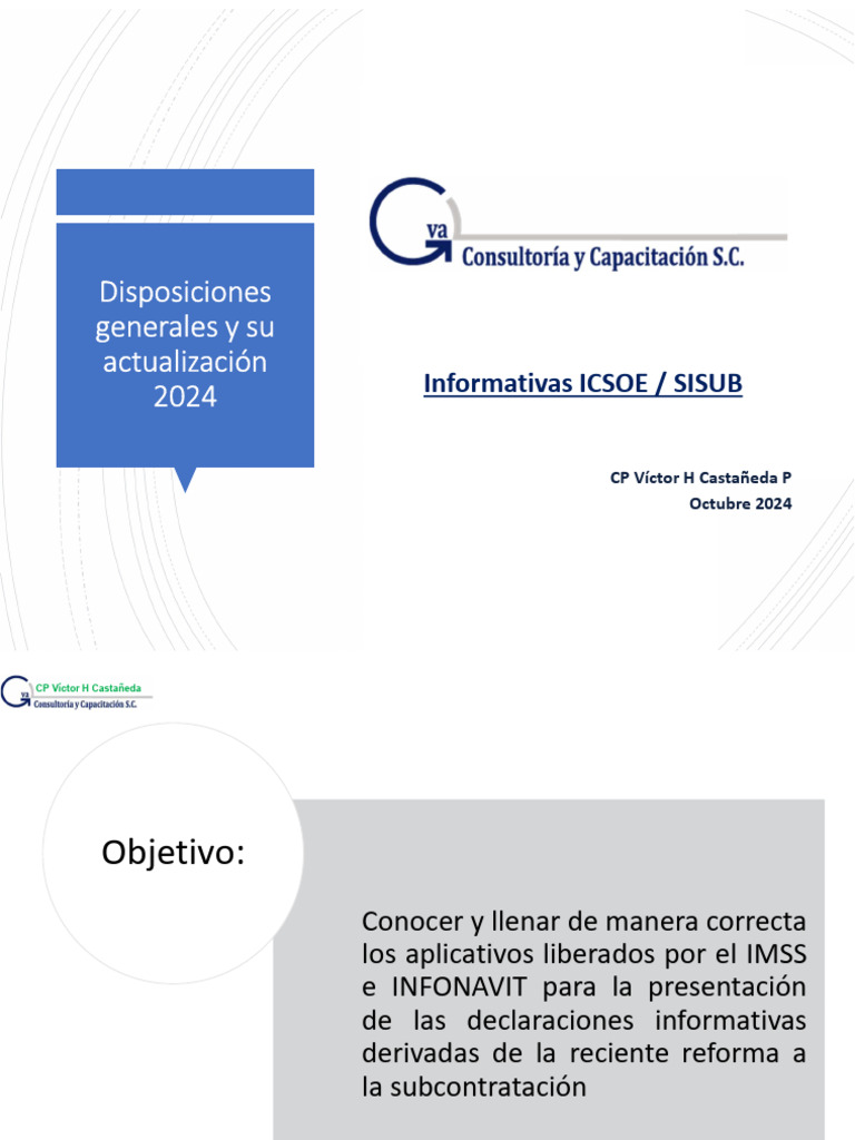 ICSOE y SISUB G | PDF | Archivo de computadora | Bienestar