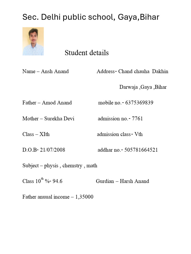 Name - Ansh Anand - Docx - Microsoft Word Online | PDF
