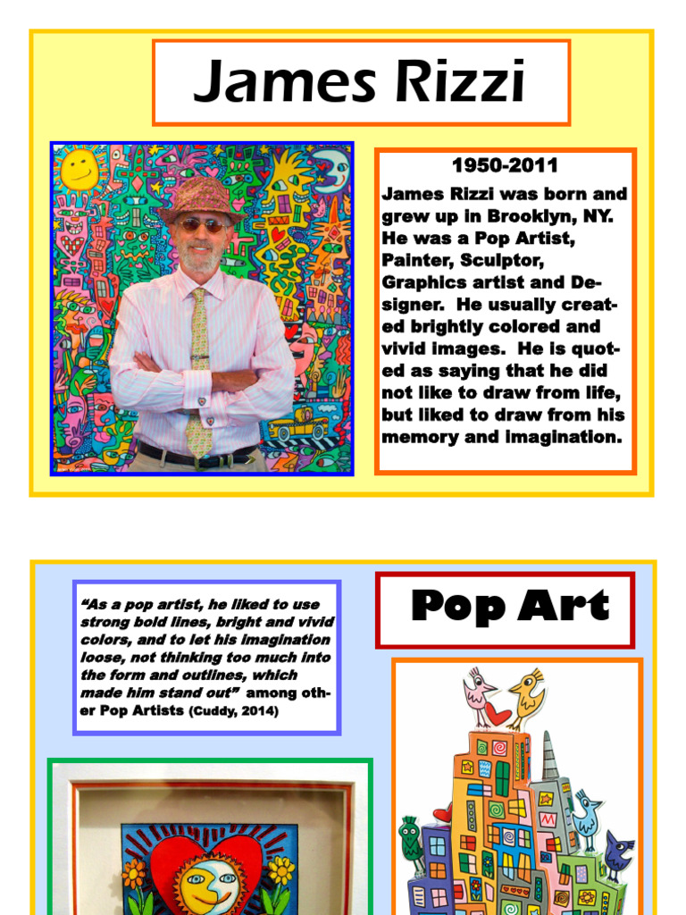 James Rizzi Pop Art Lesson Guide | PDF