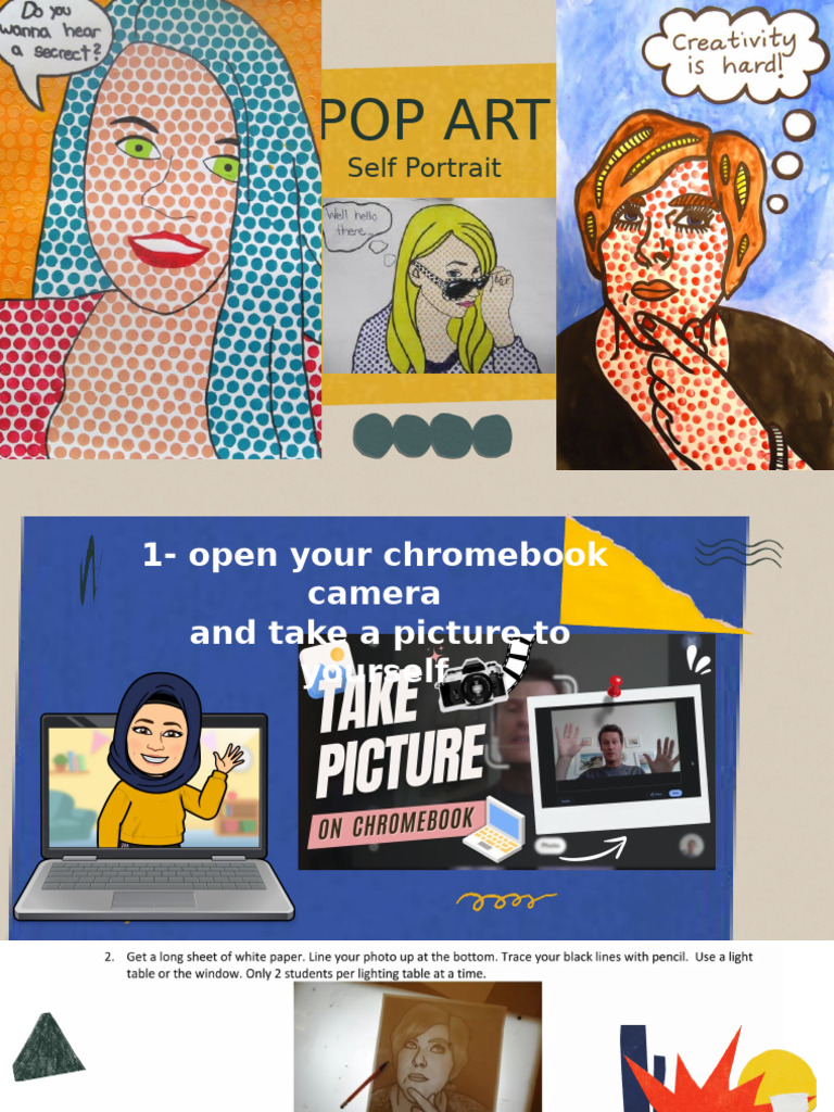 POP Art Self Portrait 6-8th | PDF