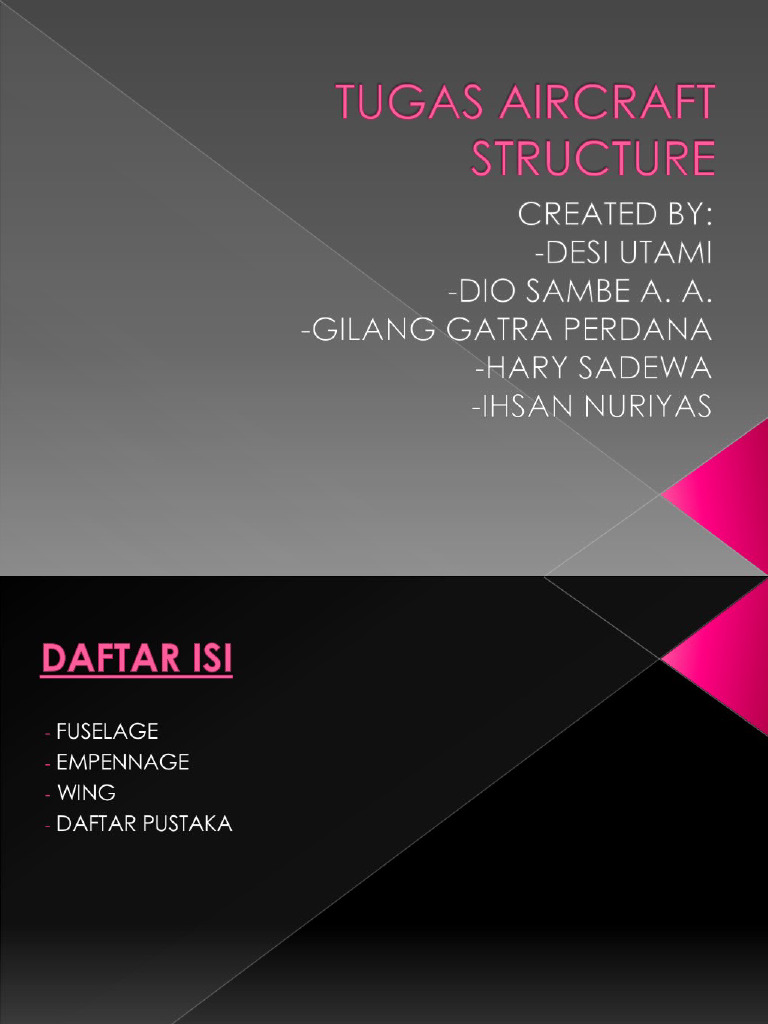 tugas-aircraft-structure | PDF