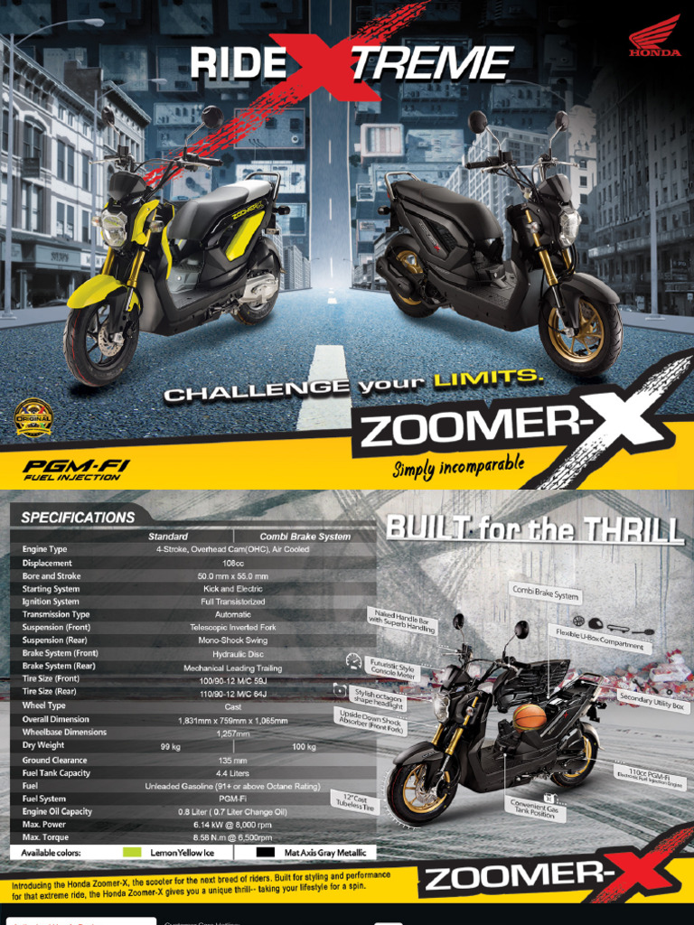 Honda Zoomer X | PDF