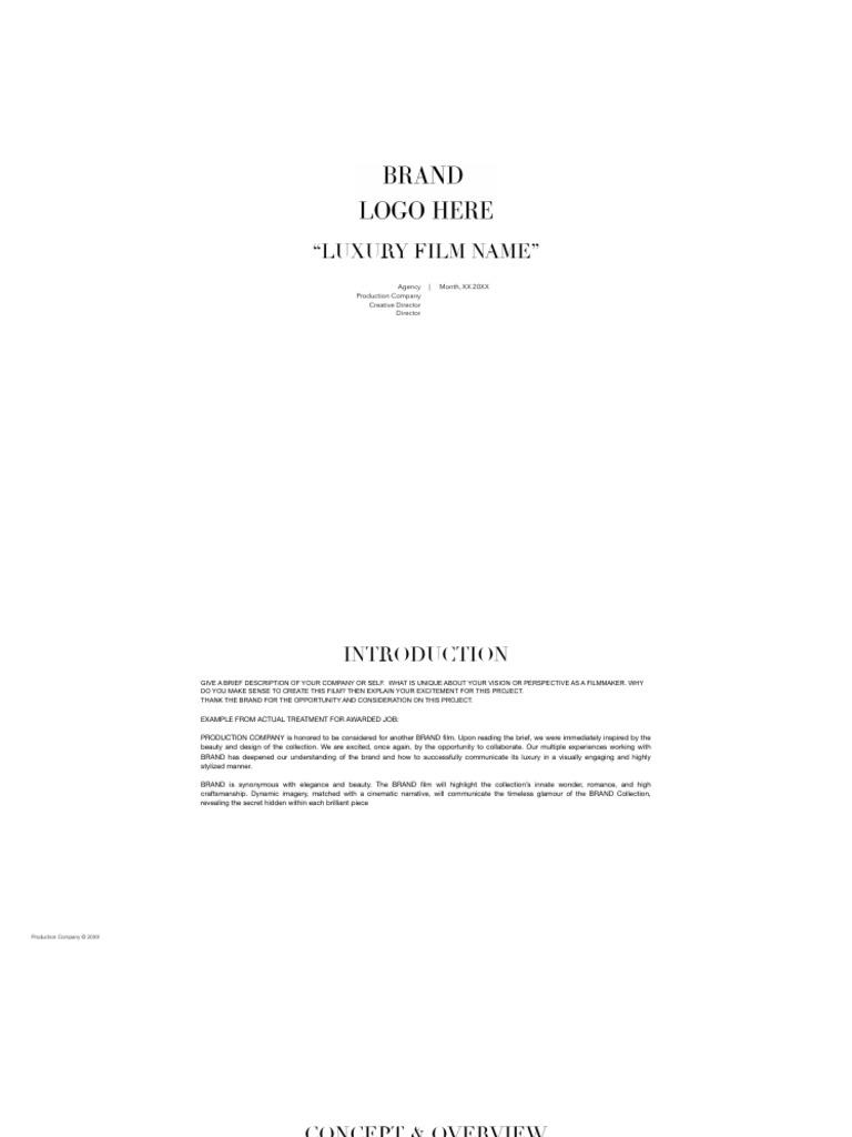 TC - Template 3 - Commercial : Luxury Brand PDF | PDF | Indemnity | Brand