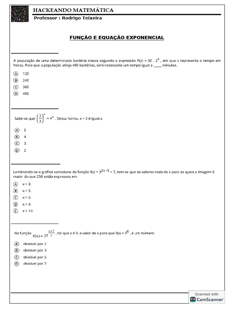 LISTA-EXPONENCIAL-EEAR_EsSA(1) | PDF