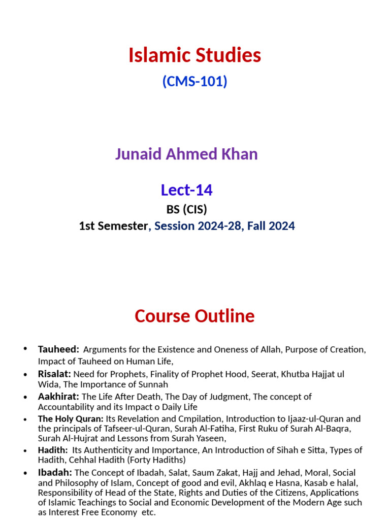 Lec 14 IS 2024 | PDF