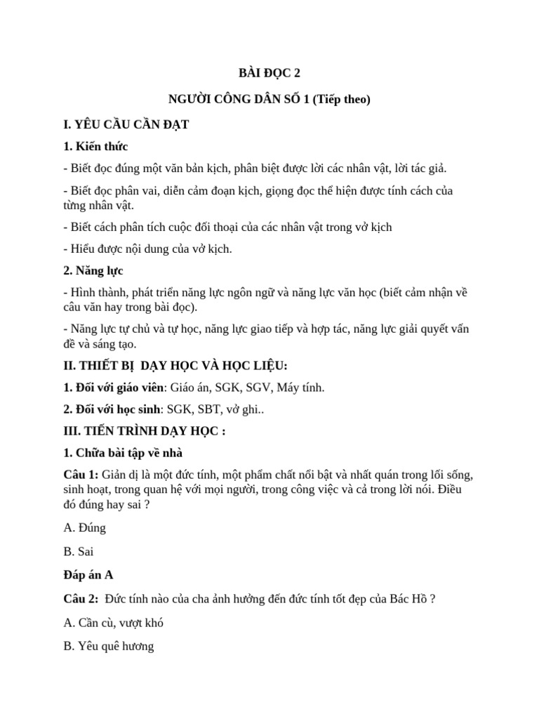 Bài 41 - Người công dân số một tiếp theo | PDF