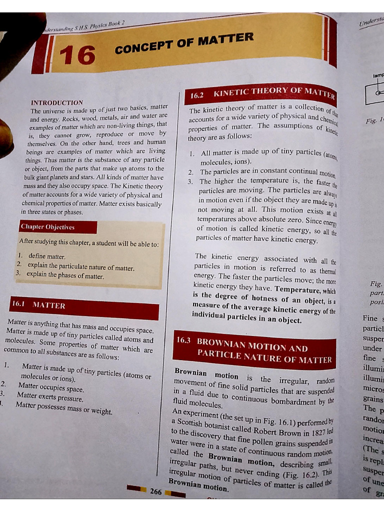 Concept of Matter | PDF