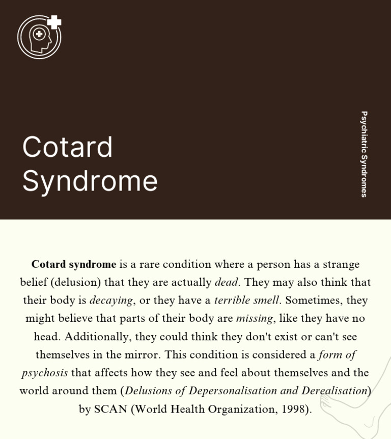Cotard Syndrome | PDF