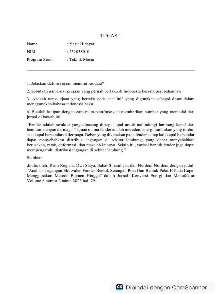 Tugas 1 BI - Yasir Hidayat | PDF