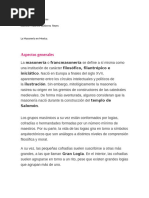 Historia y características de la logia yorkina | PDF | Masonería | México
