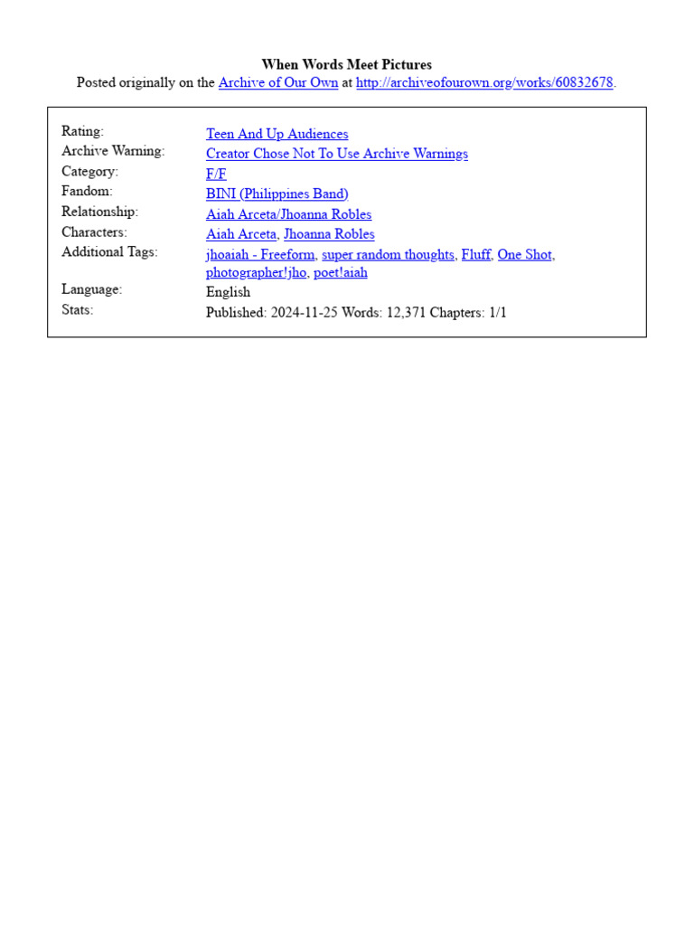 When Words Meet Pictures | PDF | Camera