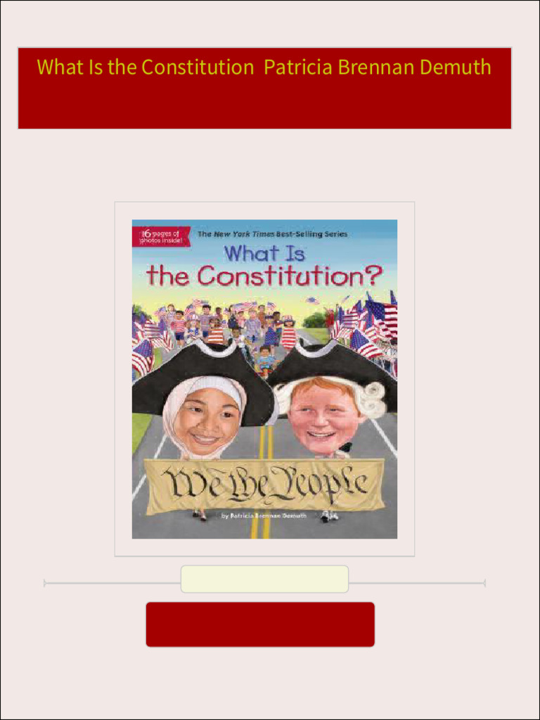 What Is The Constitution Patricia Brennan Demuth | PDF | Alexander ...
