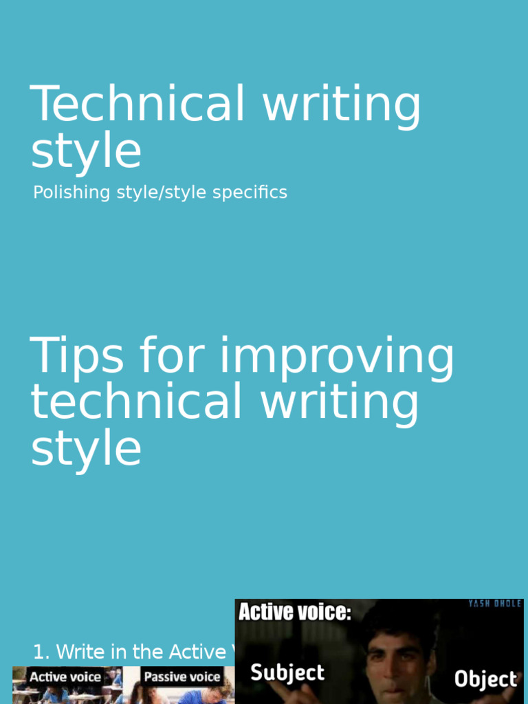 Improving Technical Writing Style | PDF | Matrix (Mathematics) | Computing