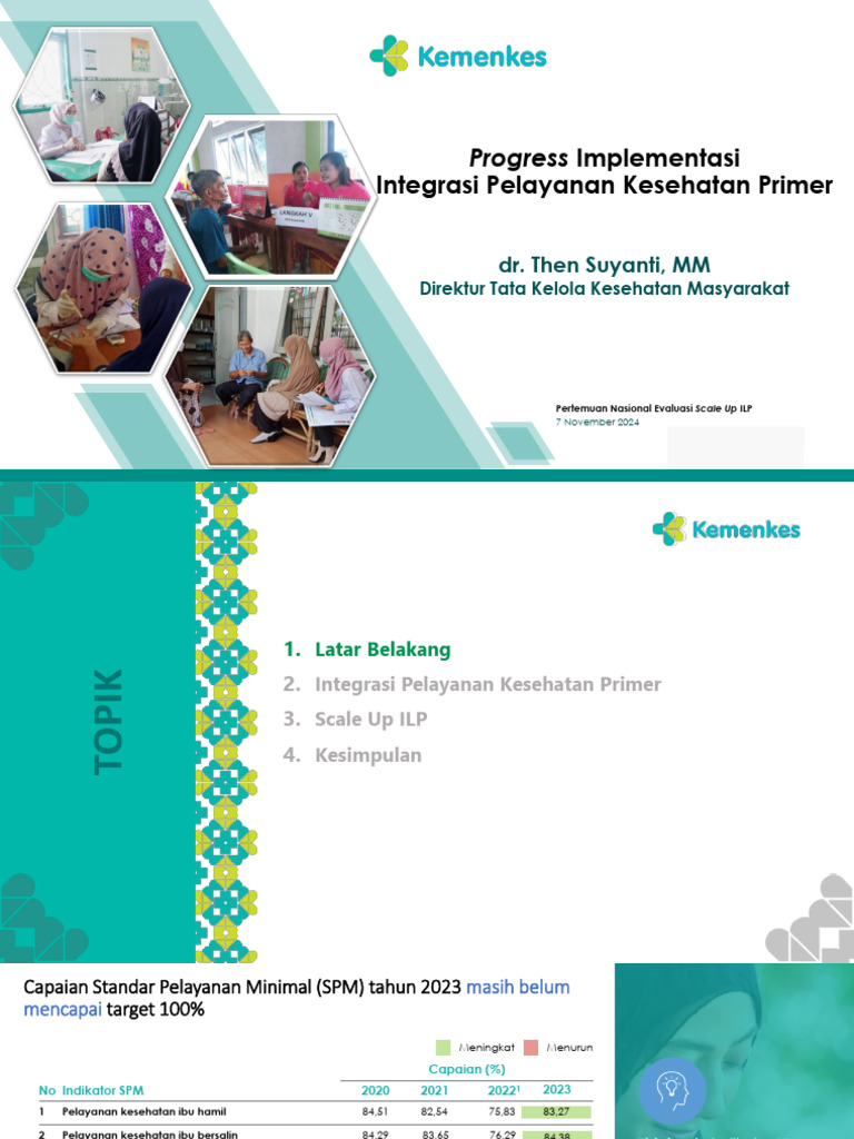 Progress Implementasi ILP - Kemenkes | PDF