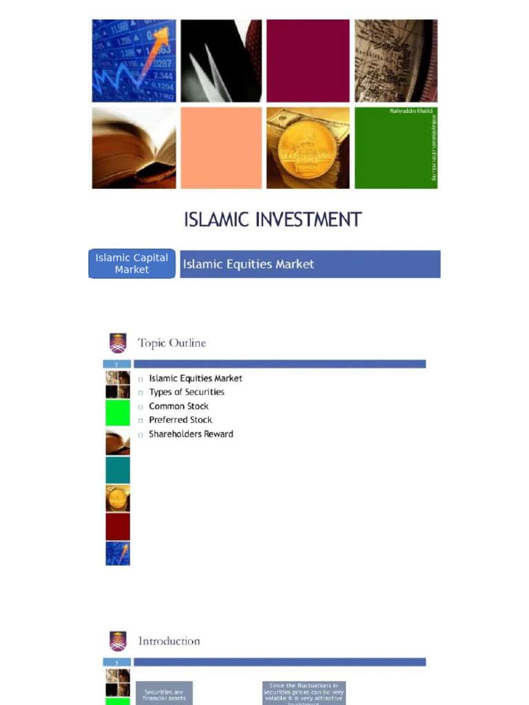 Islamic Capital Market 4 | PDF