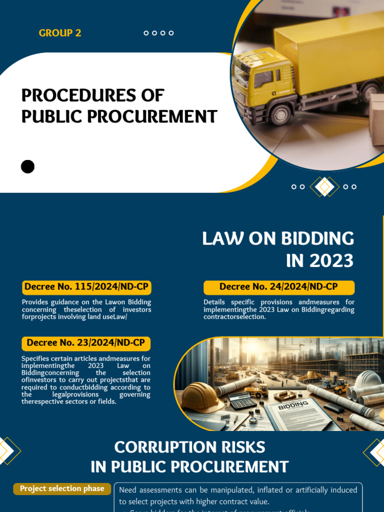 Group Presentation - Public Procurement | PDF | Political Corruption | Procurement