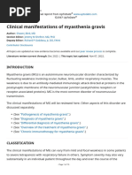 Myasthenia Gravis Composite Score Guide | PDF | Neurology | Clinical ...