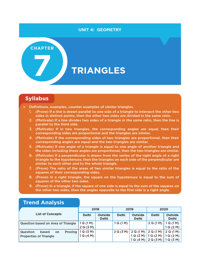 7. Triangles (1) | PDF | Triangle | Elementary Geometry