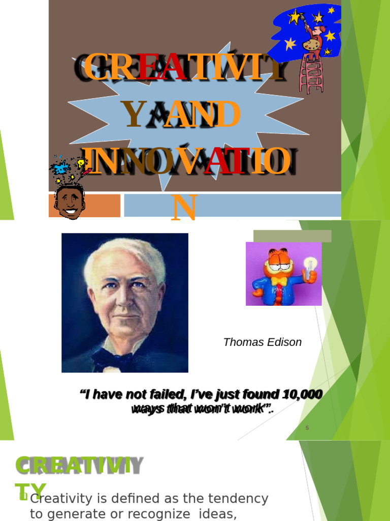 Module 1-Creativity and Innovation | PDF | Brainstorming | Entrepreneurship